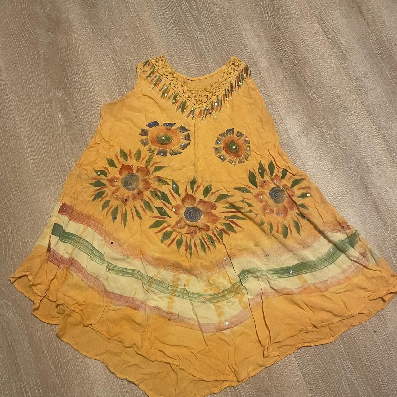 Beautiful light beach cover/sundress/summer dress!... - Depop