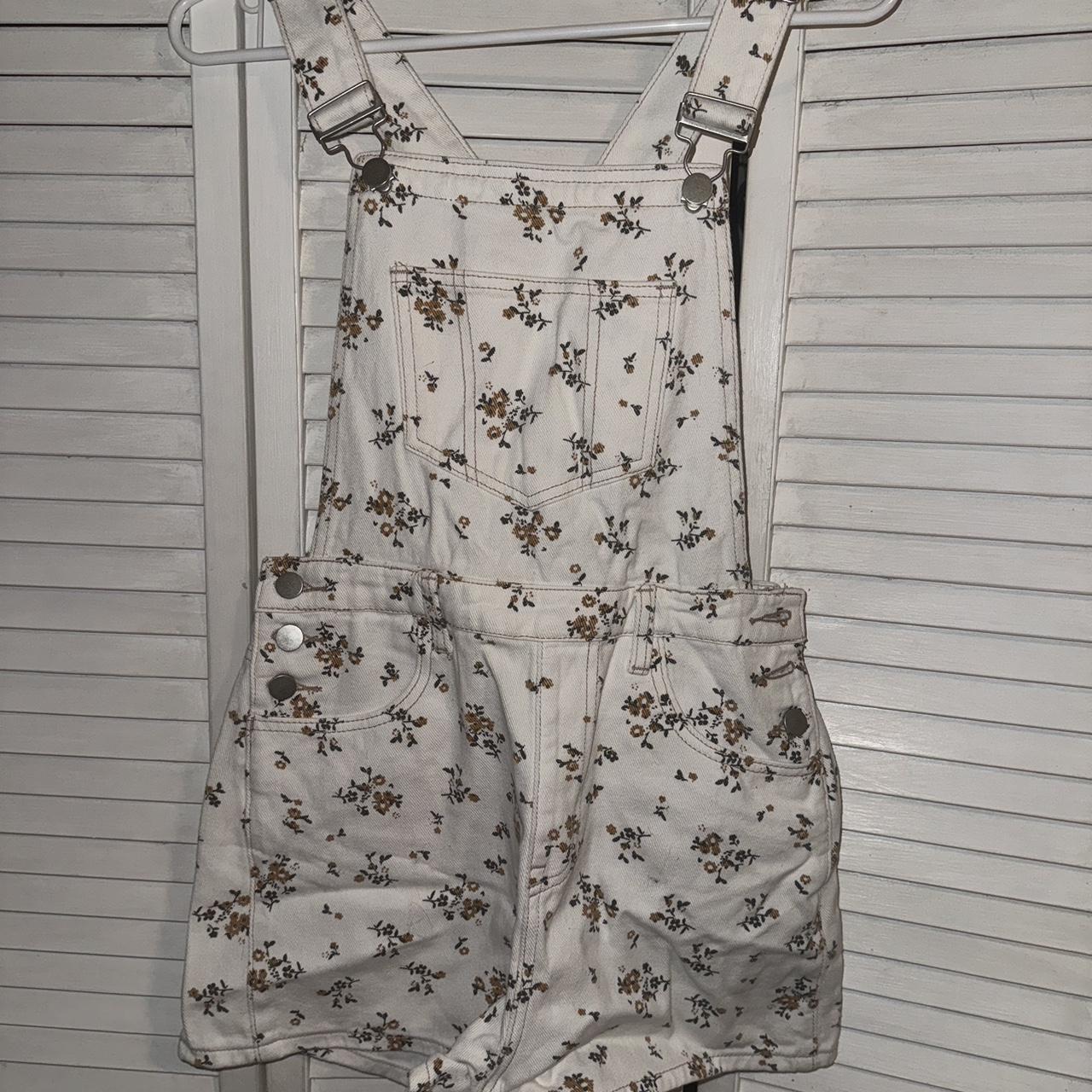 Cider Floral overalls. Never worn, tags still on | Depop