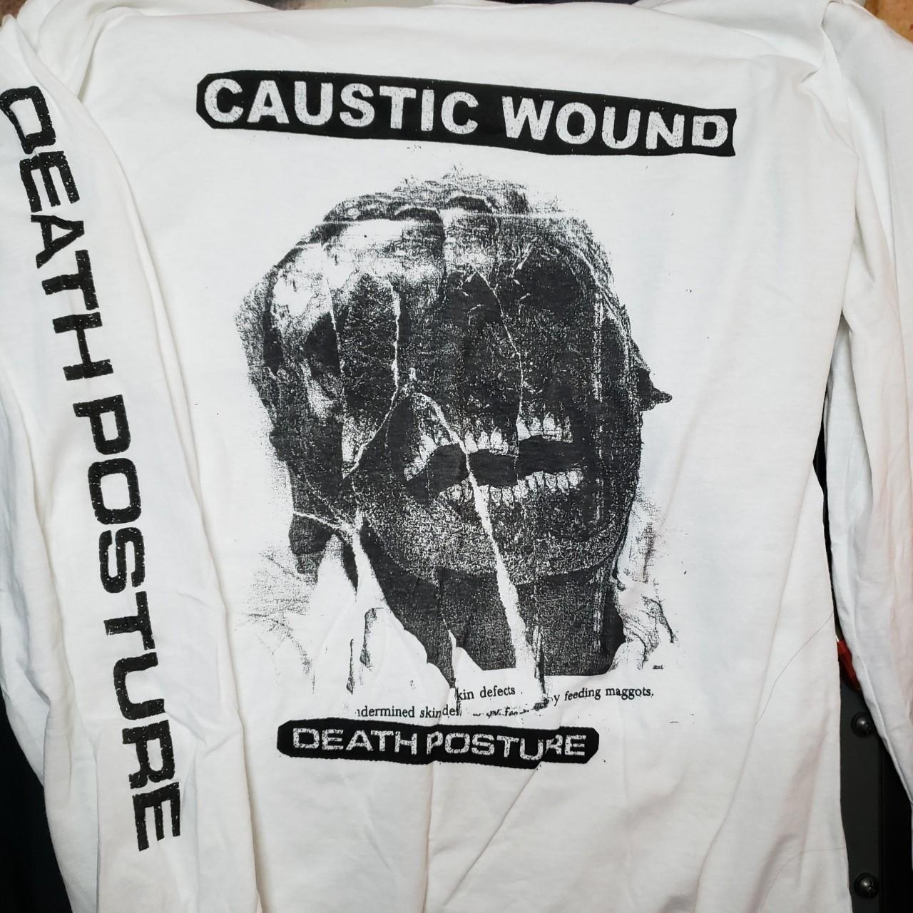 Caustic Wound death posture long sleeve shirt unused... - Depop
