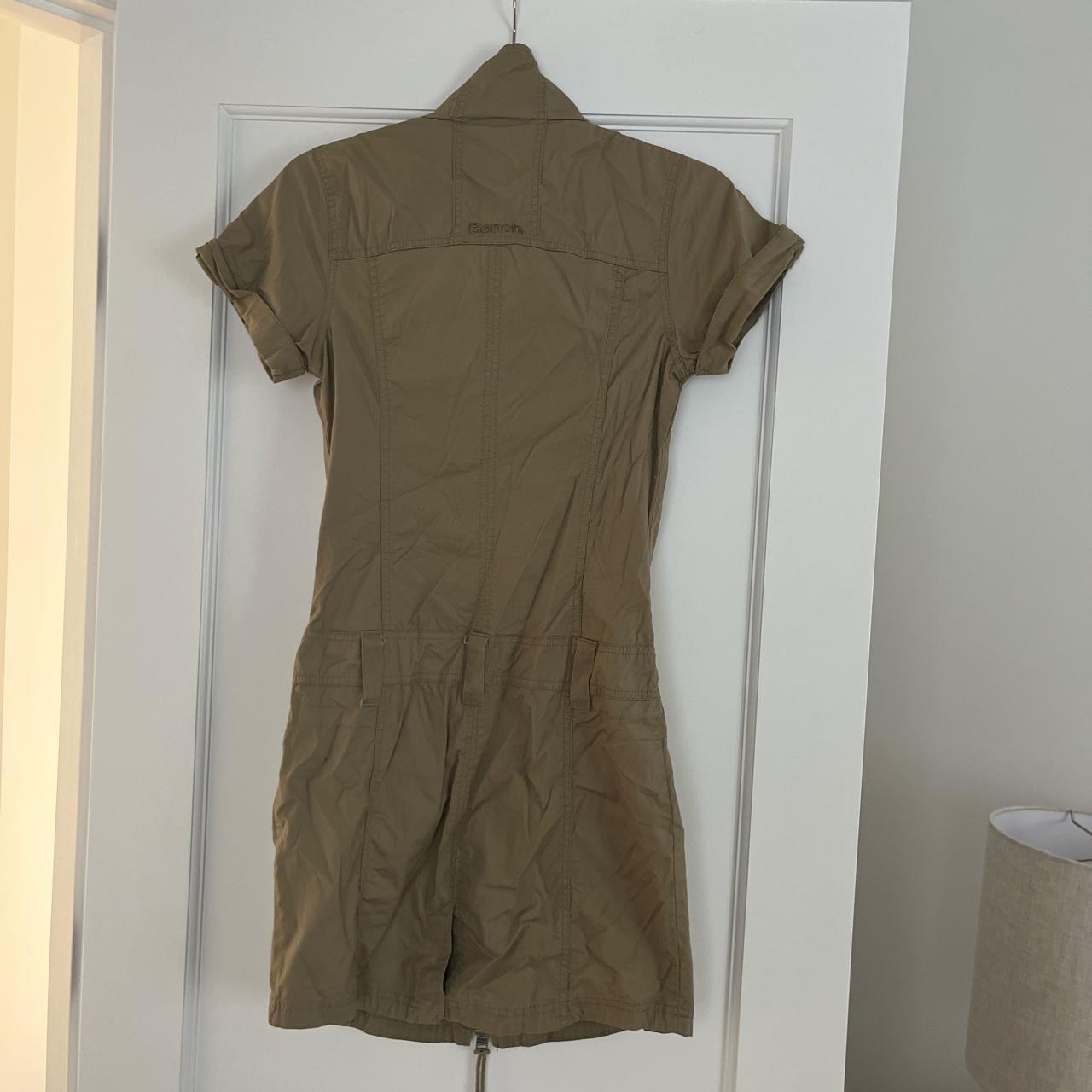 Gorgeous GorpCore vintage Bench Dress!! Khaki Green... - Depop