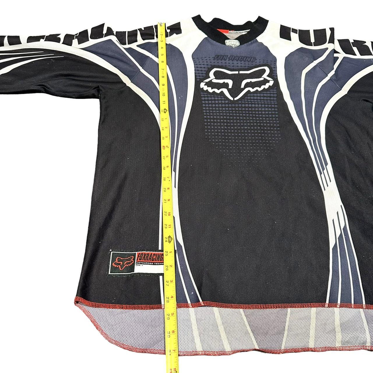 Y2K Fox Racing Motocross Jersey Longsleeve size:... - Depop
