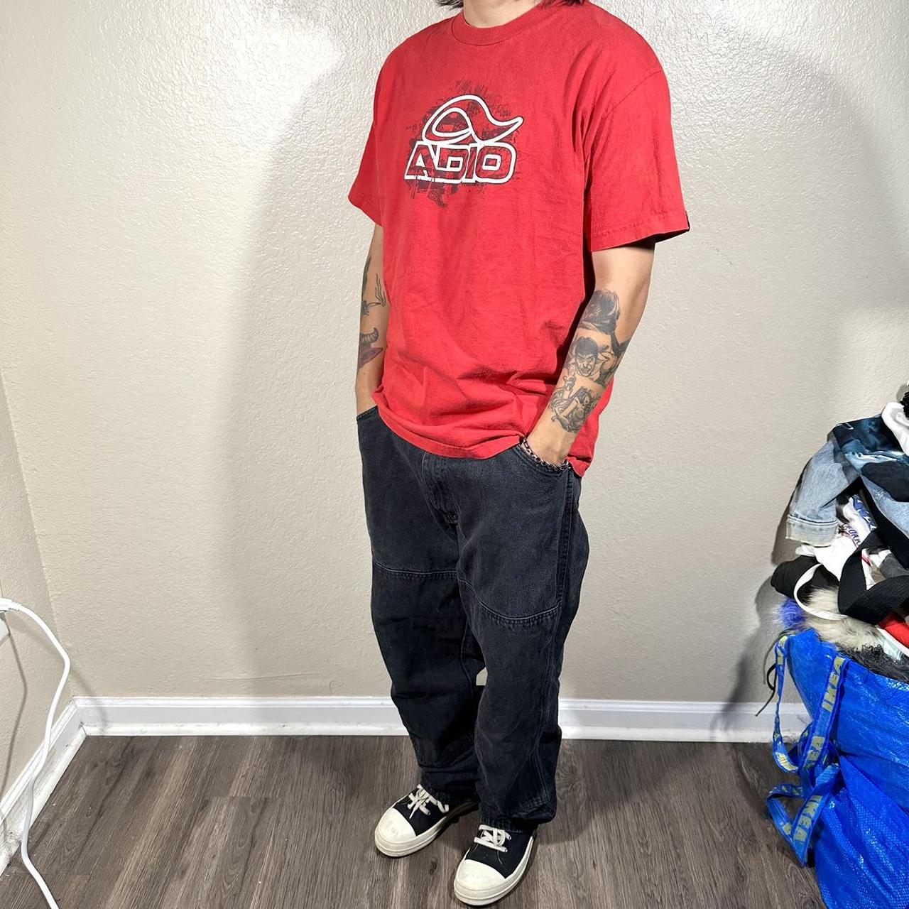 Vintage Adio skate shirt size: Large... - Depop