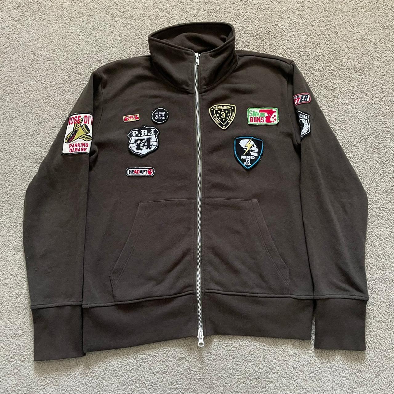 2008 PPFM Embroidered Military Patches Jacket From... - Depop