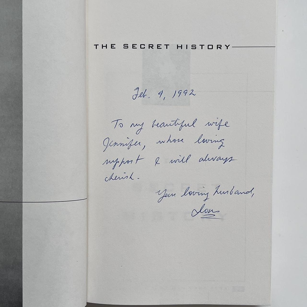 A Secret History by Donna Tartt hardcover book. Book... - Depop