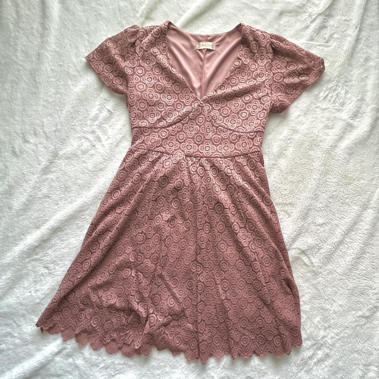 Soft Pink Altar’d State Dress Worn once - Depop