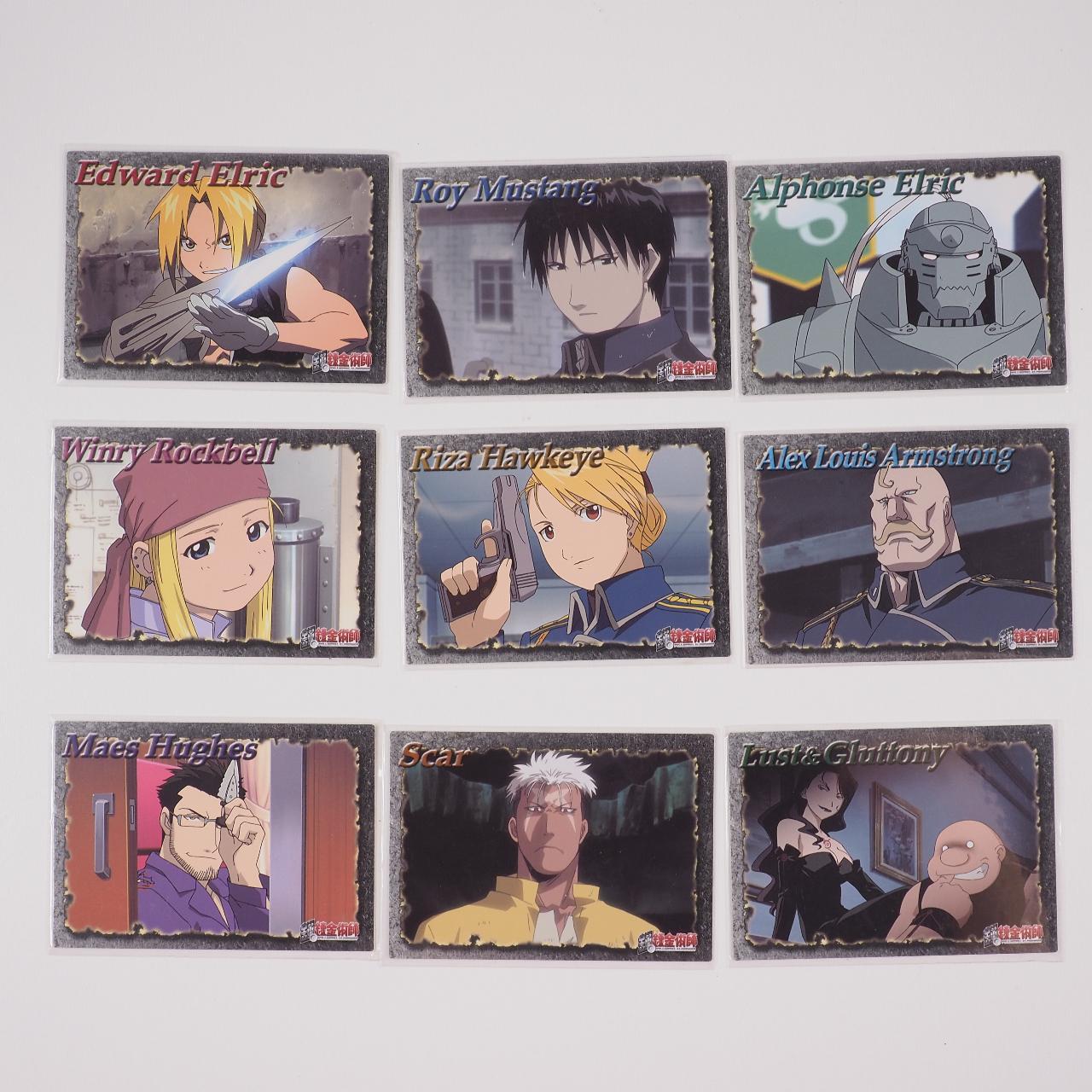 FMA Fullmetal Alchemist vintage Trading cards set of... - Depop