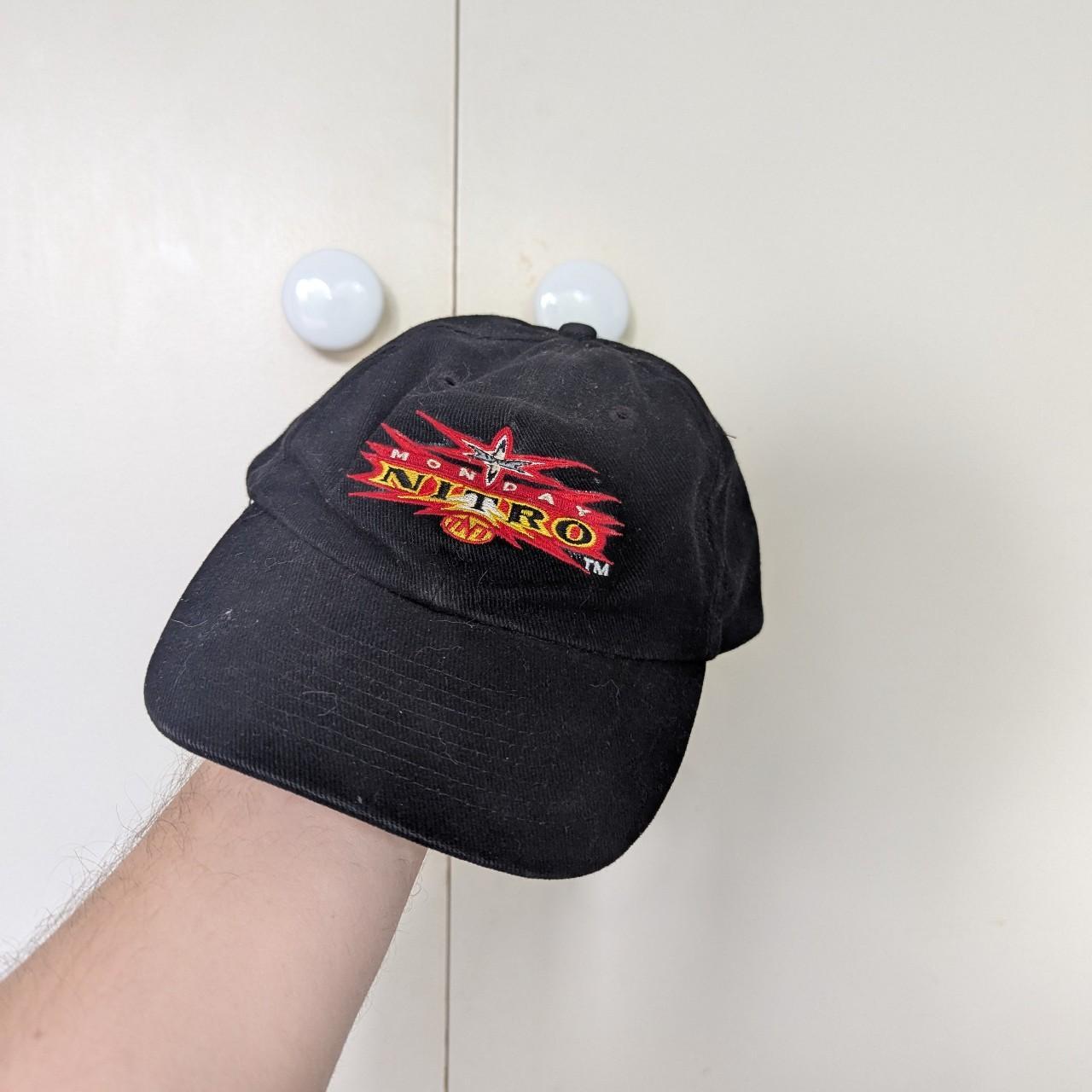 vintage black+red WCW Monday Nitro TNT World... | Depop