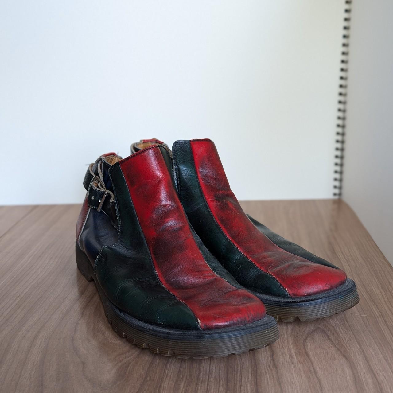 Vintage John Fluevog men's color block shoes!... | Depop