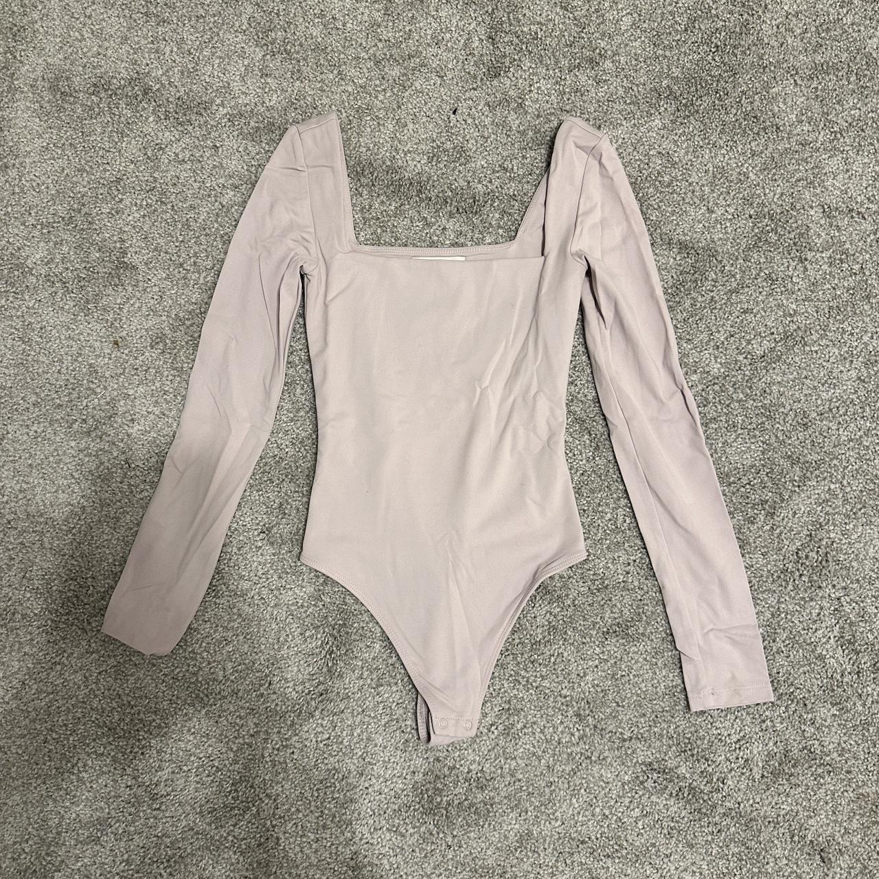 Aritzia babaton light purple square neck body suit,... - Depop