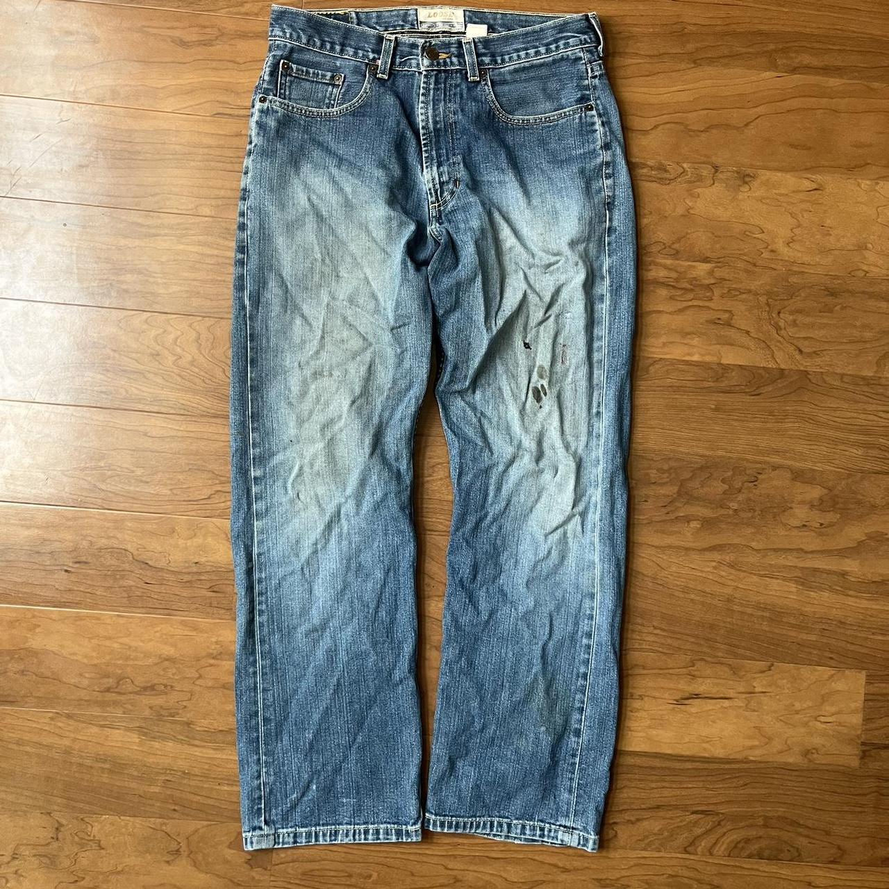 Vintage 90s Old Navy Loose jeans size 31x32 $20 +... - Depop