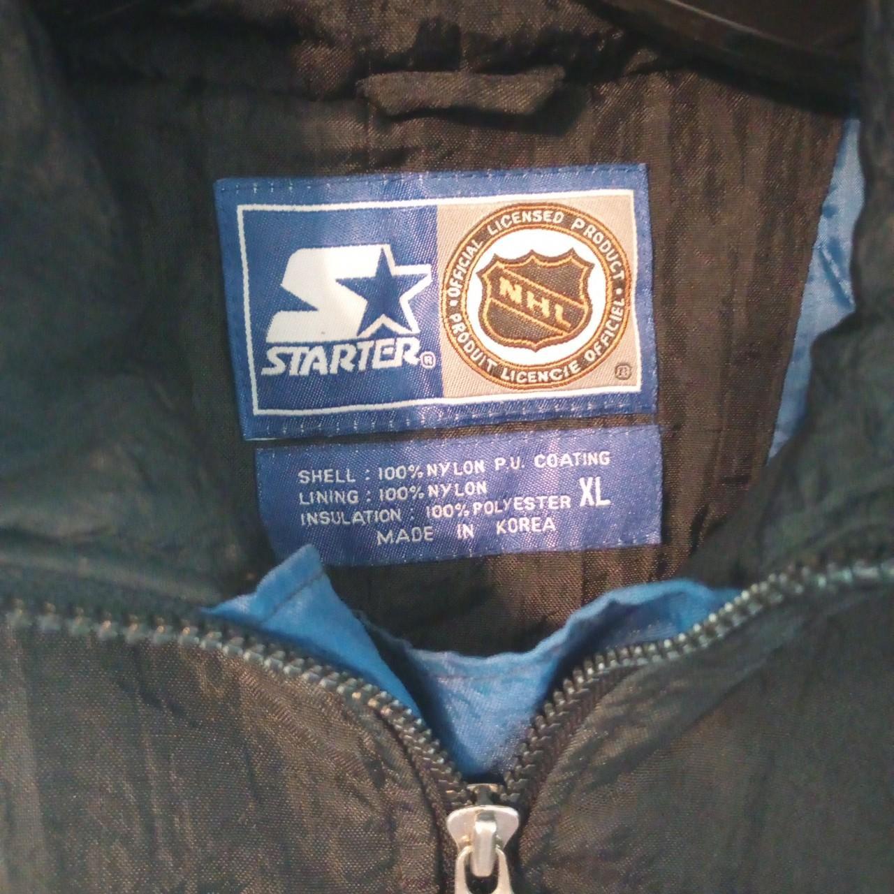 Vintage Starter Jacket 90s NHL coat New York Rangers... - Depop