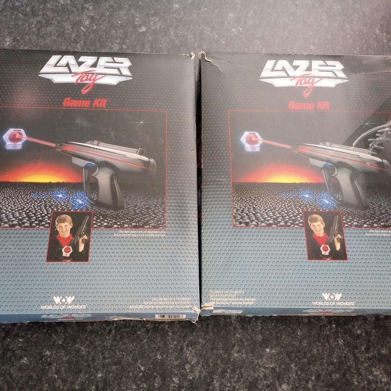 Vintage 1986 Lazer Tag Game Kit Worlds of Wonder... - Depop