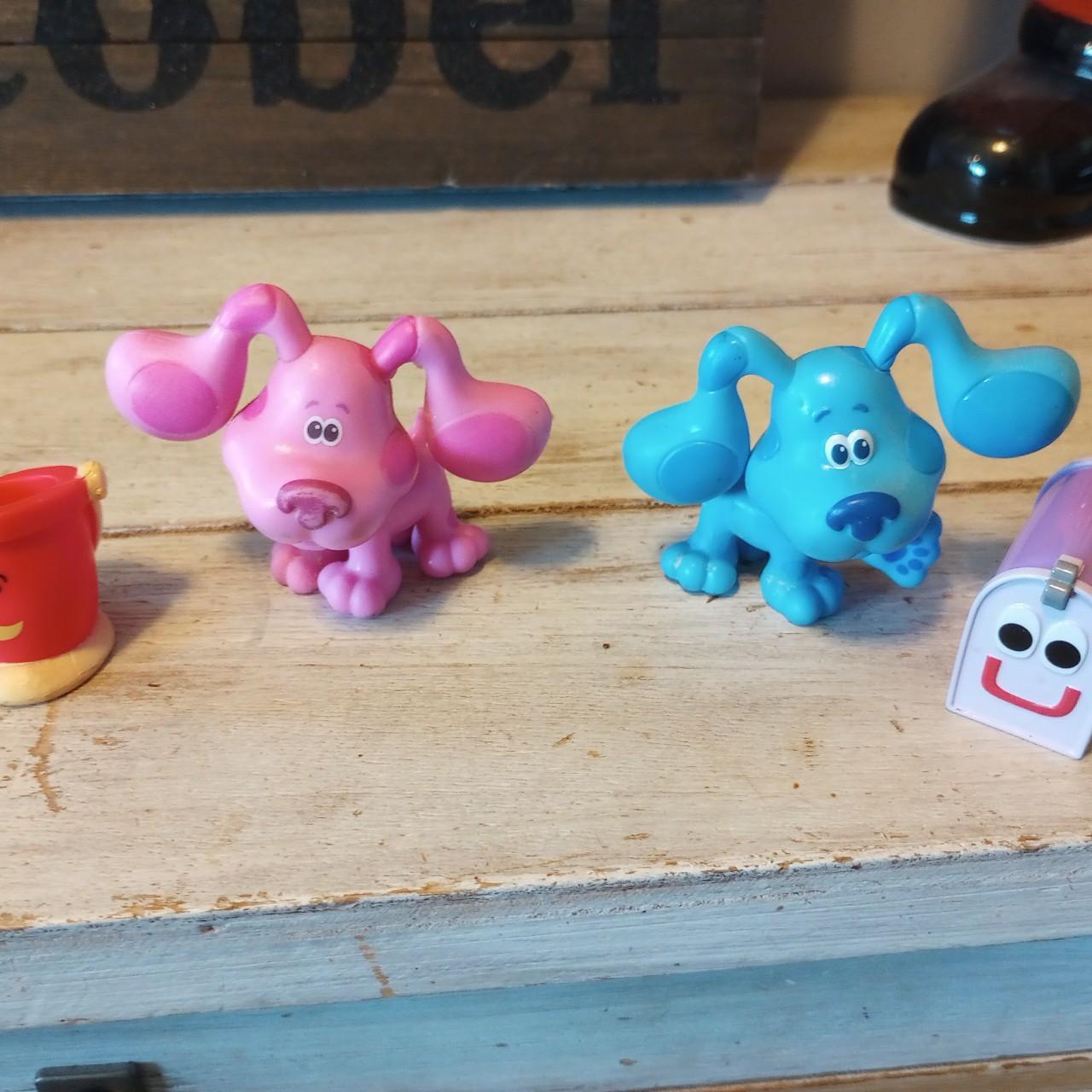 Blues Clues Mini figures toy lot magenta blue sand... - Depop
