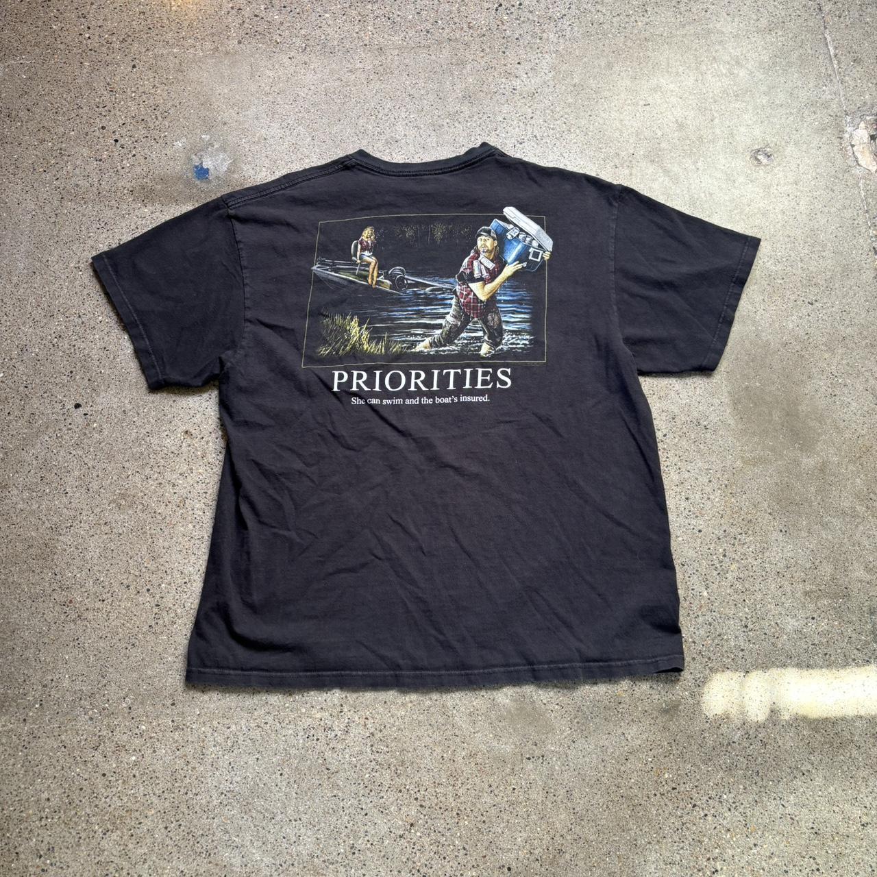 (XL) Redneck Priorities Tee • 2008 Pit to Pit:... - Depop