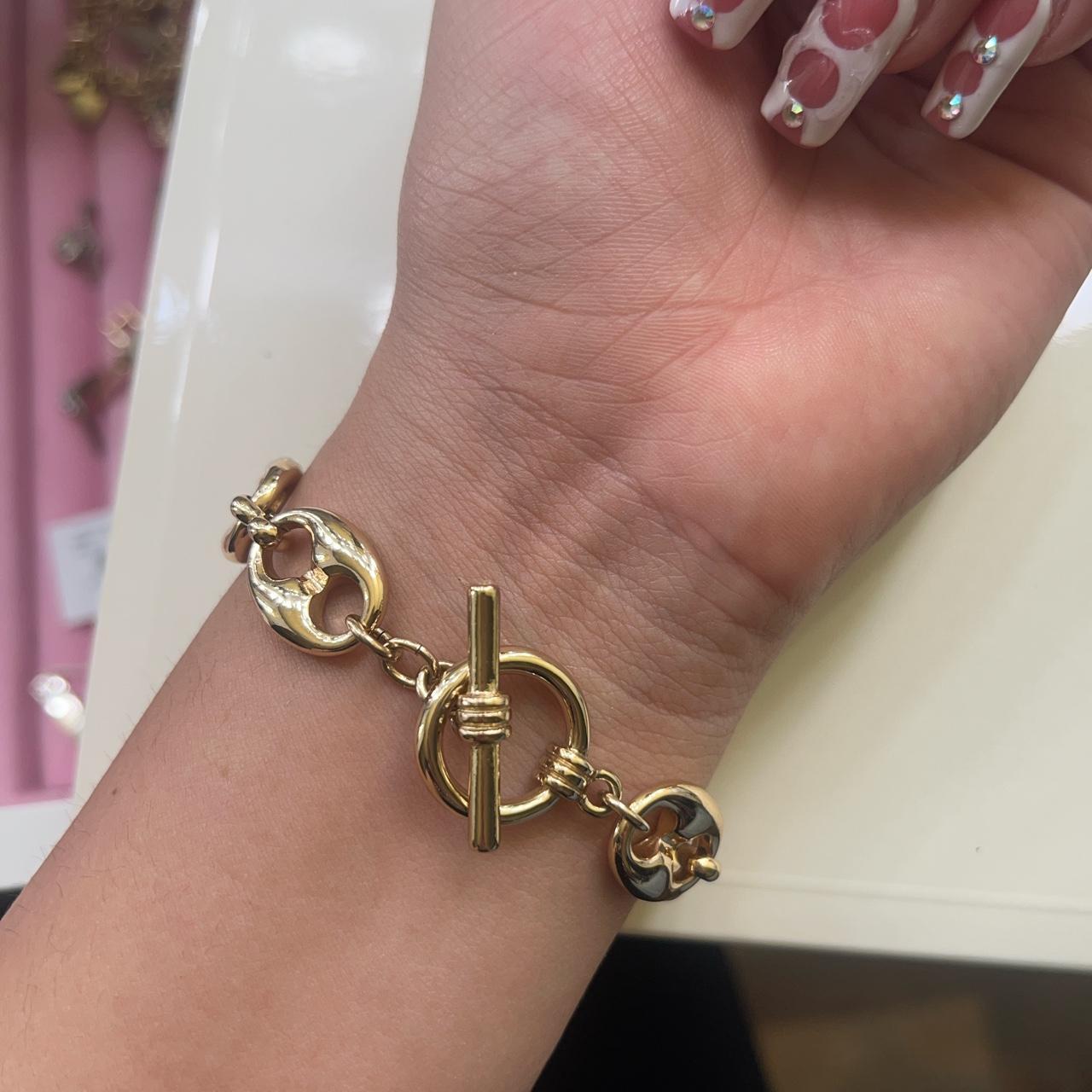 Paper clip express bracelet #express #bracelet - Depop