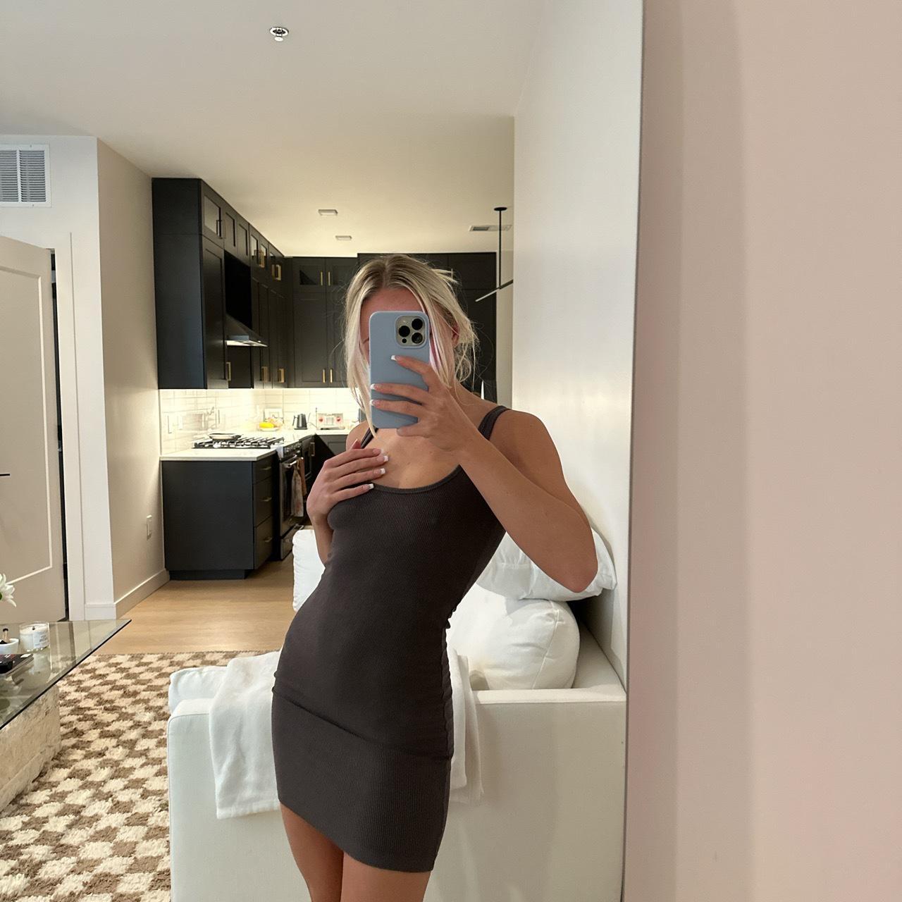 Bayse Jersey Mini Dress - Depop