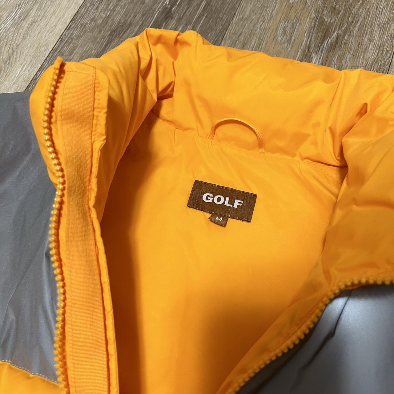 Golf Wang Men's Yellow and Grey Jacket | Depop