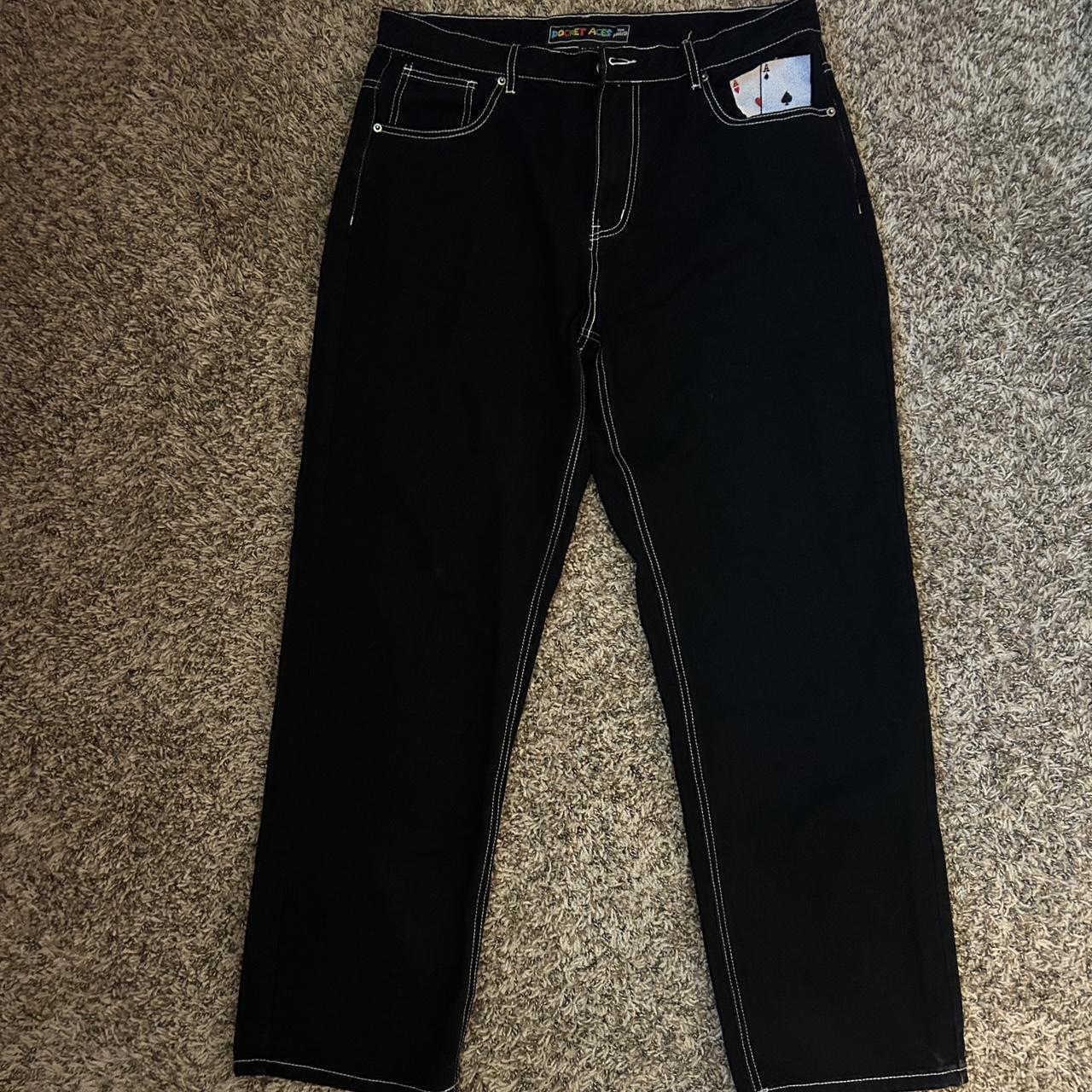 FTP Men's Black Jeans | Depop