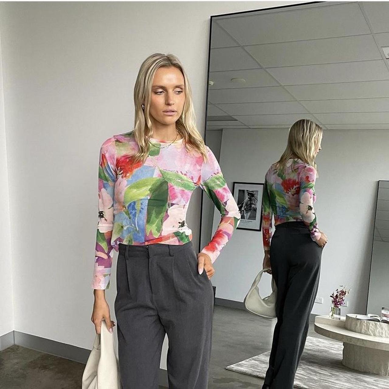 Wanting to swap! With Harper Lu exotic floral long... - Depop