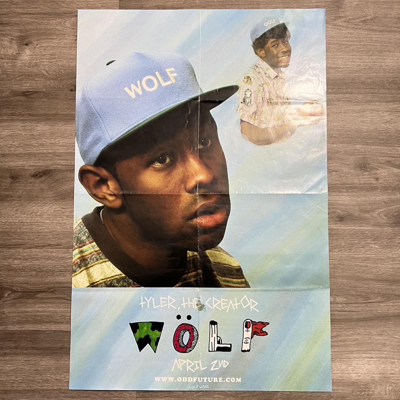RARE Tyler The Creator Wolf Album Poster Golf... - Depop