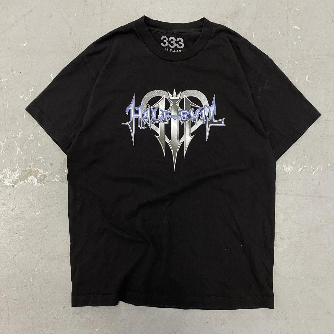 Half Evil 333 Kingdom Hearts K3YBLADE MASTER Tee... - Depop