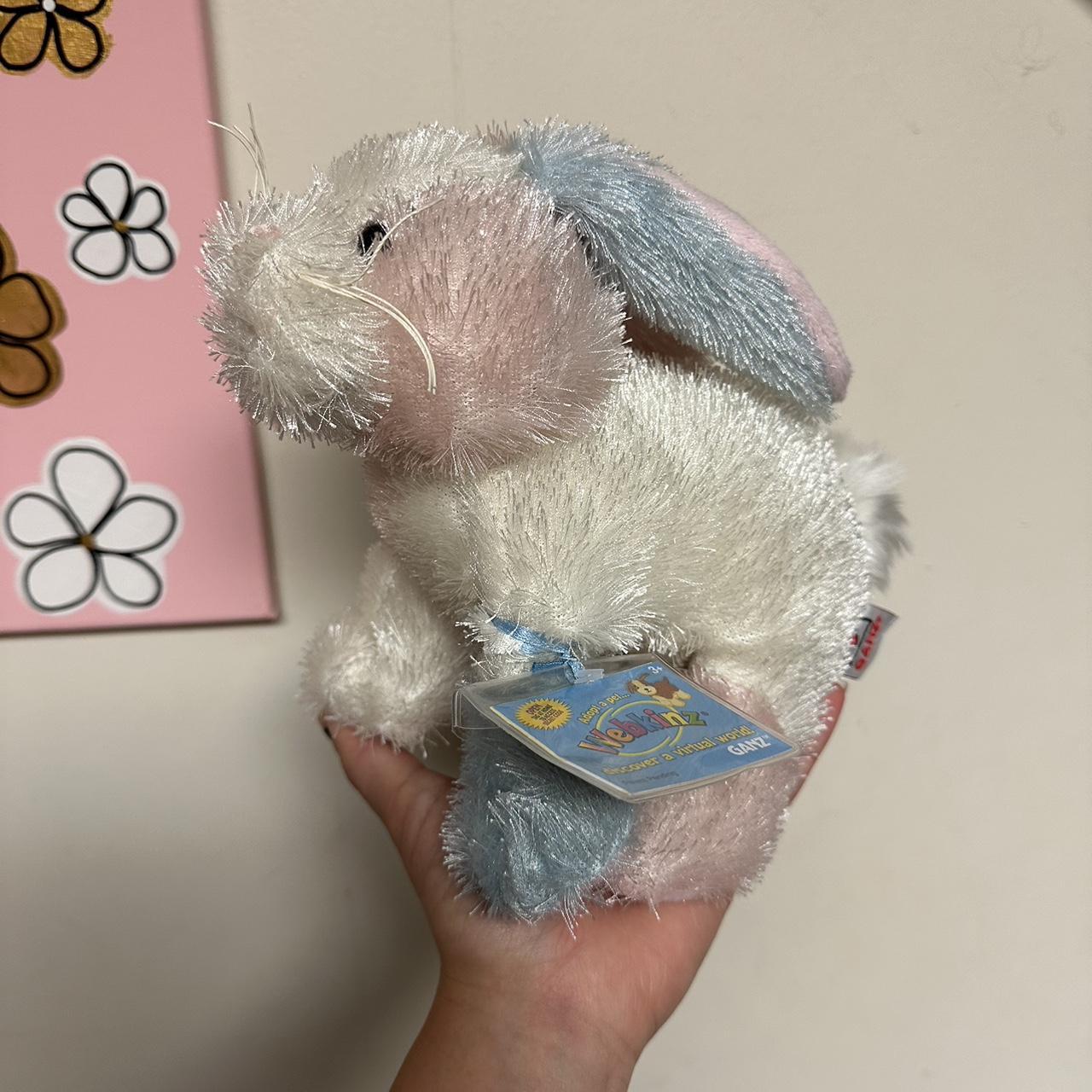 Cotton candy webkinz bunny! New with code tag still... - Depop