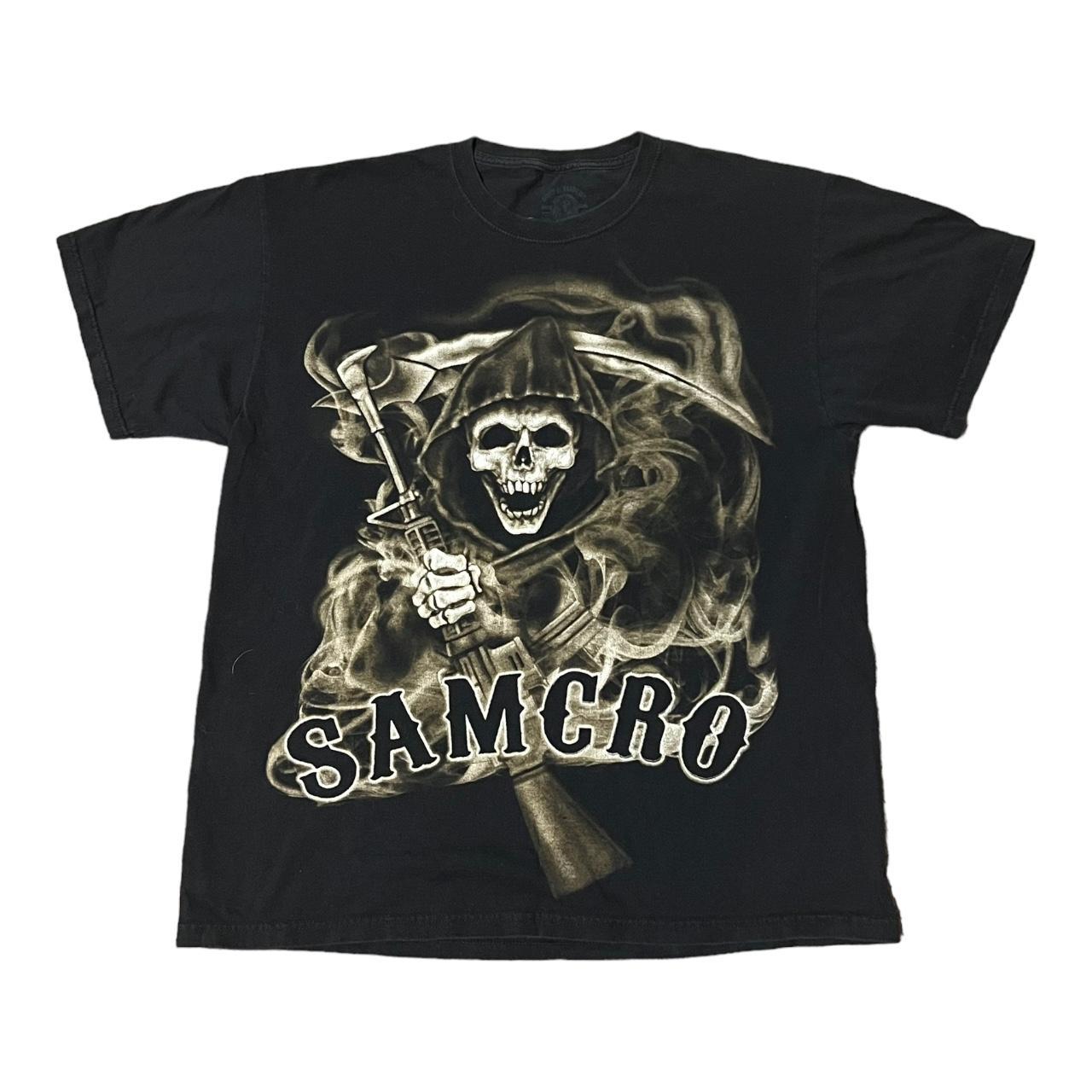 Sons Of Anarchy T-Shirt xLarge Black SAMCRO SAO Big... - Depop