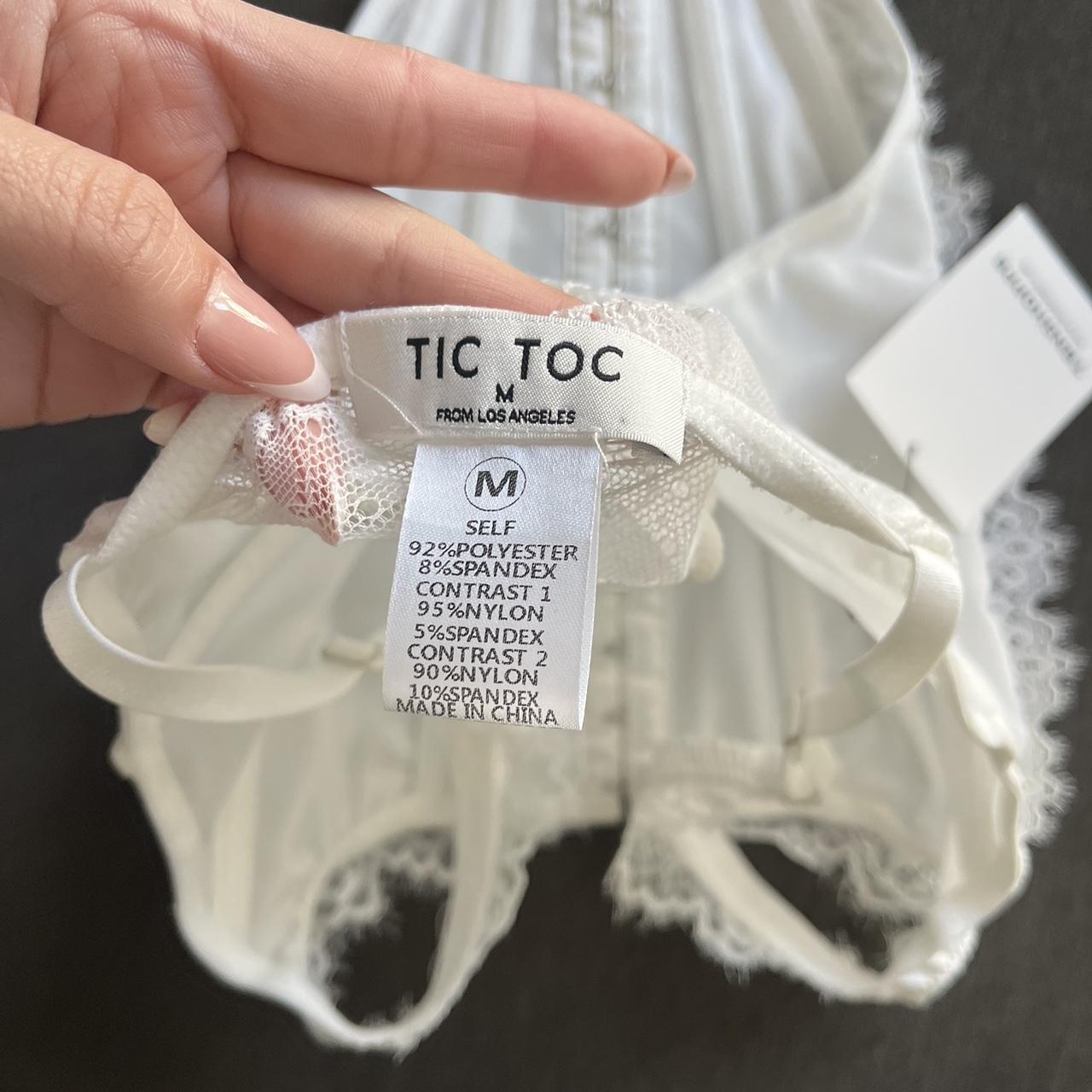 tic toc top bought from tenshoppe corset style,... - Depop
