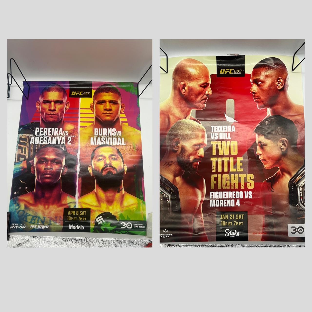 UFC 283 & 287 promo poster bundle! Legendary fight... | Depop