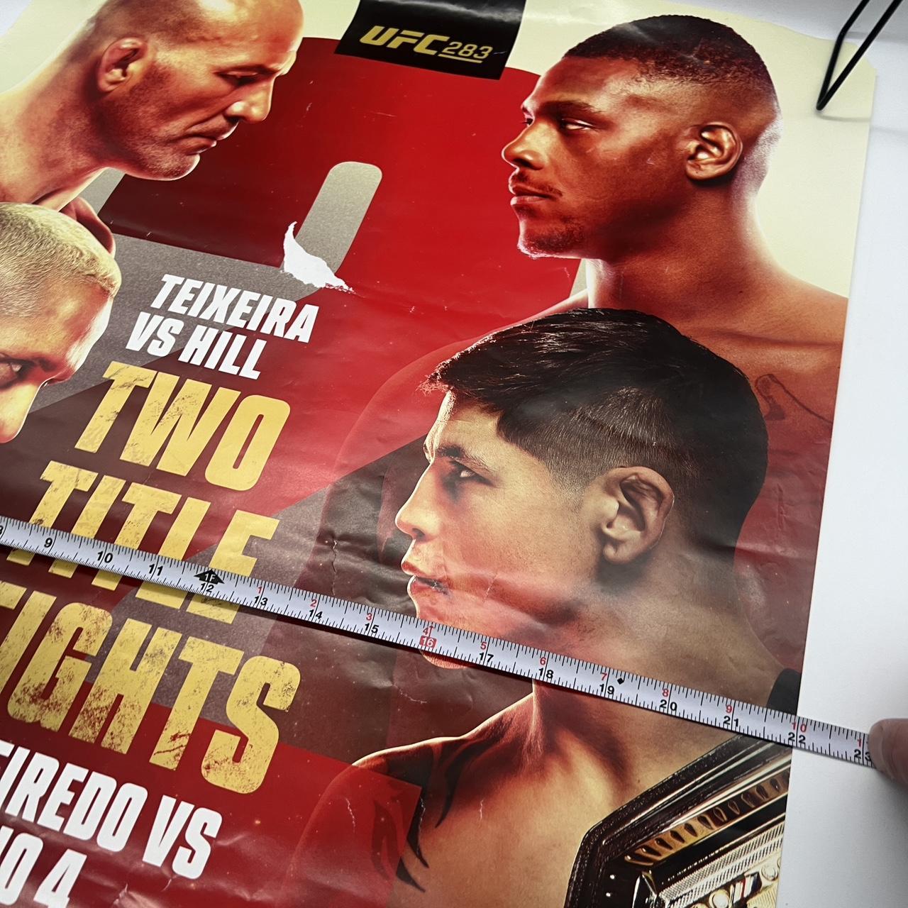UFC 283 & 287 promo poster bundle! Legendary fight... | Depop