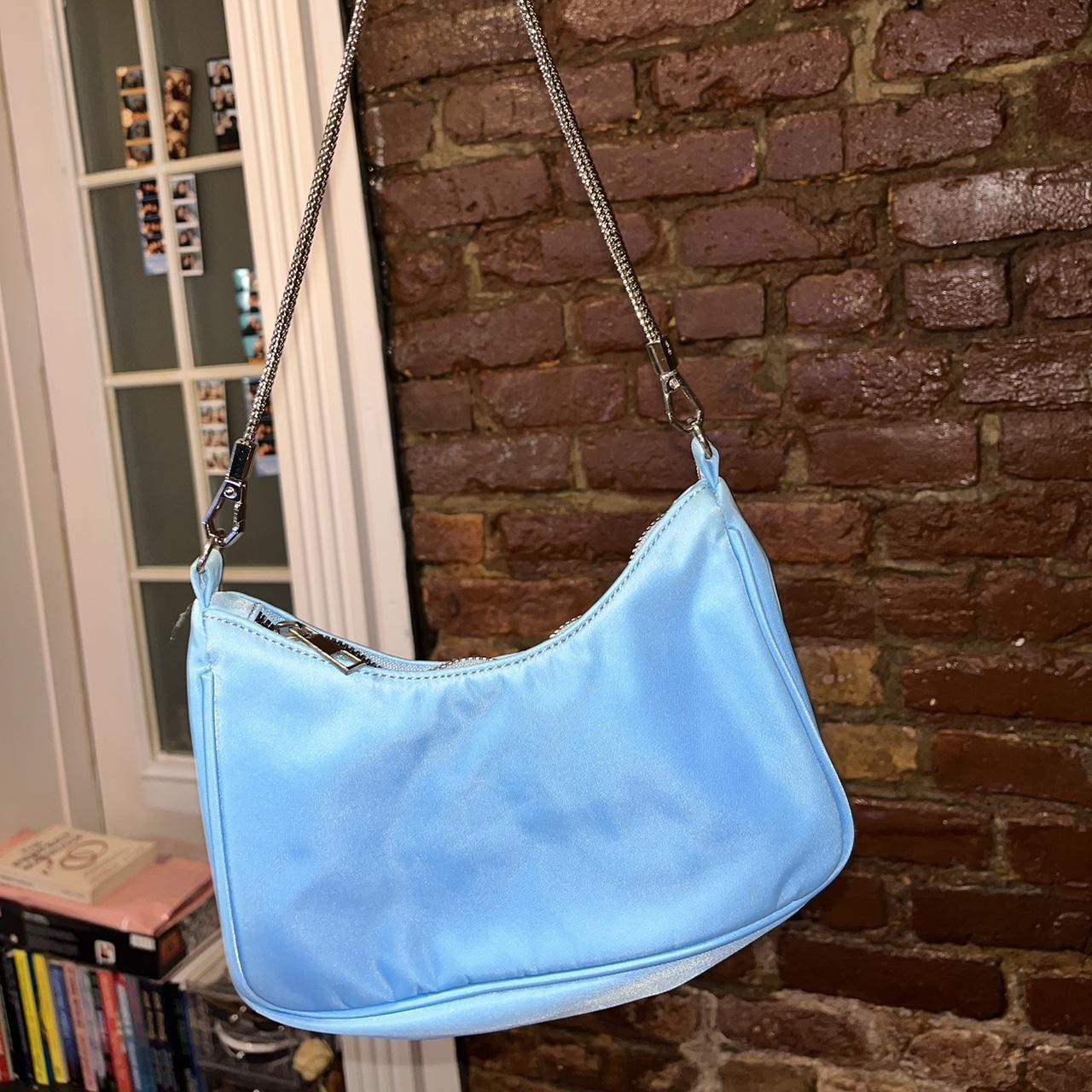 blue shoulder bag, so cute! UO tagged for visibility - Depop