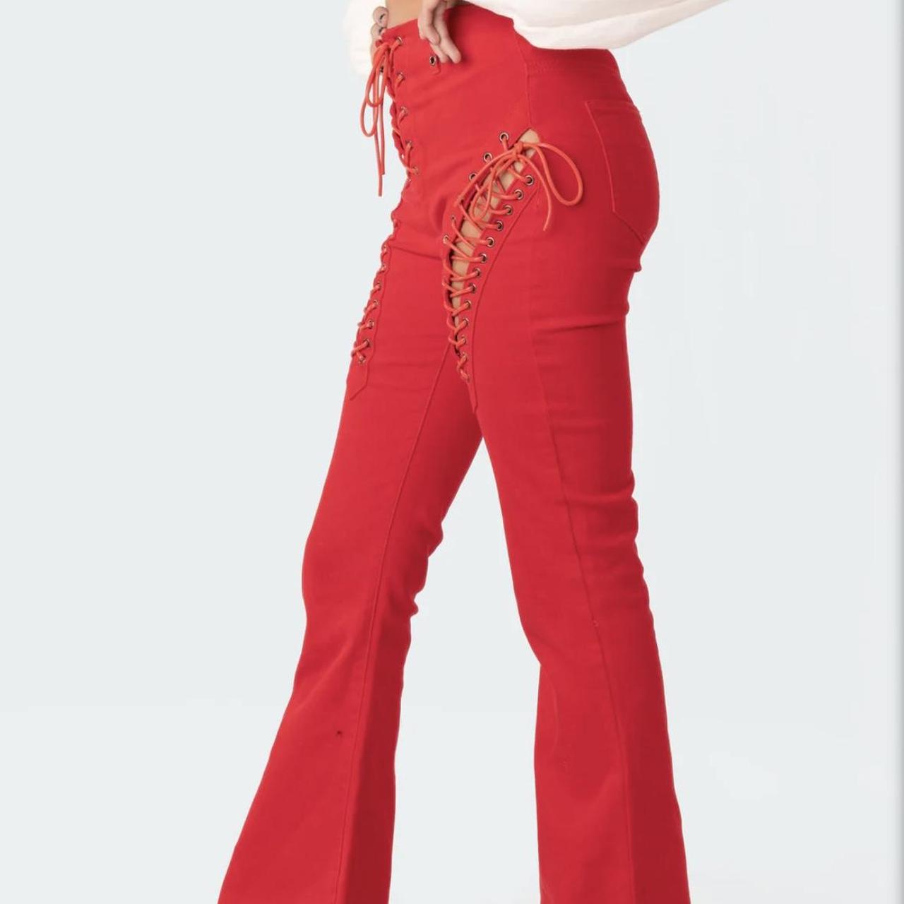 Edikted Red Trousers | Depop