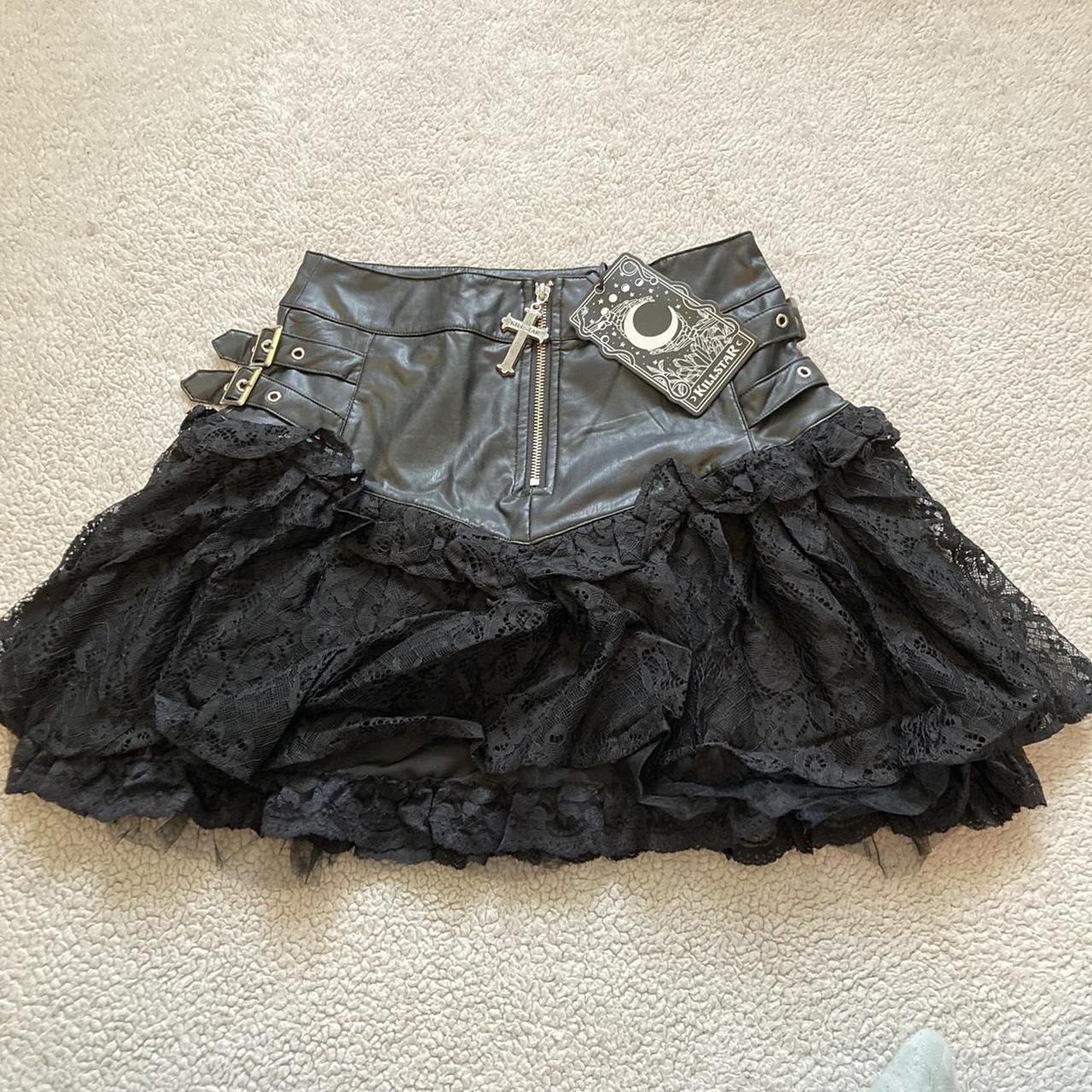 New in bag, Killstar Isadora Black Lace Skirt!... - Depop