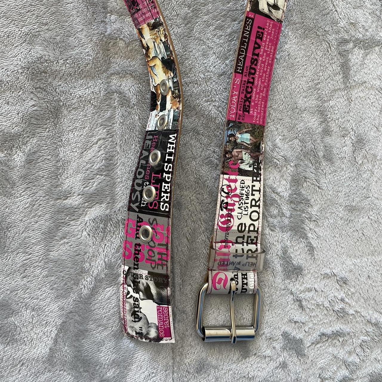 Cool pop art print belt Size M - Depop