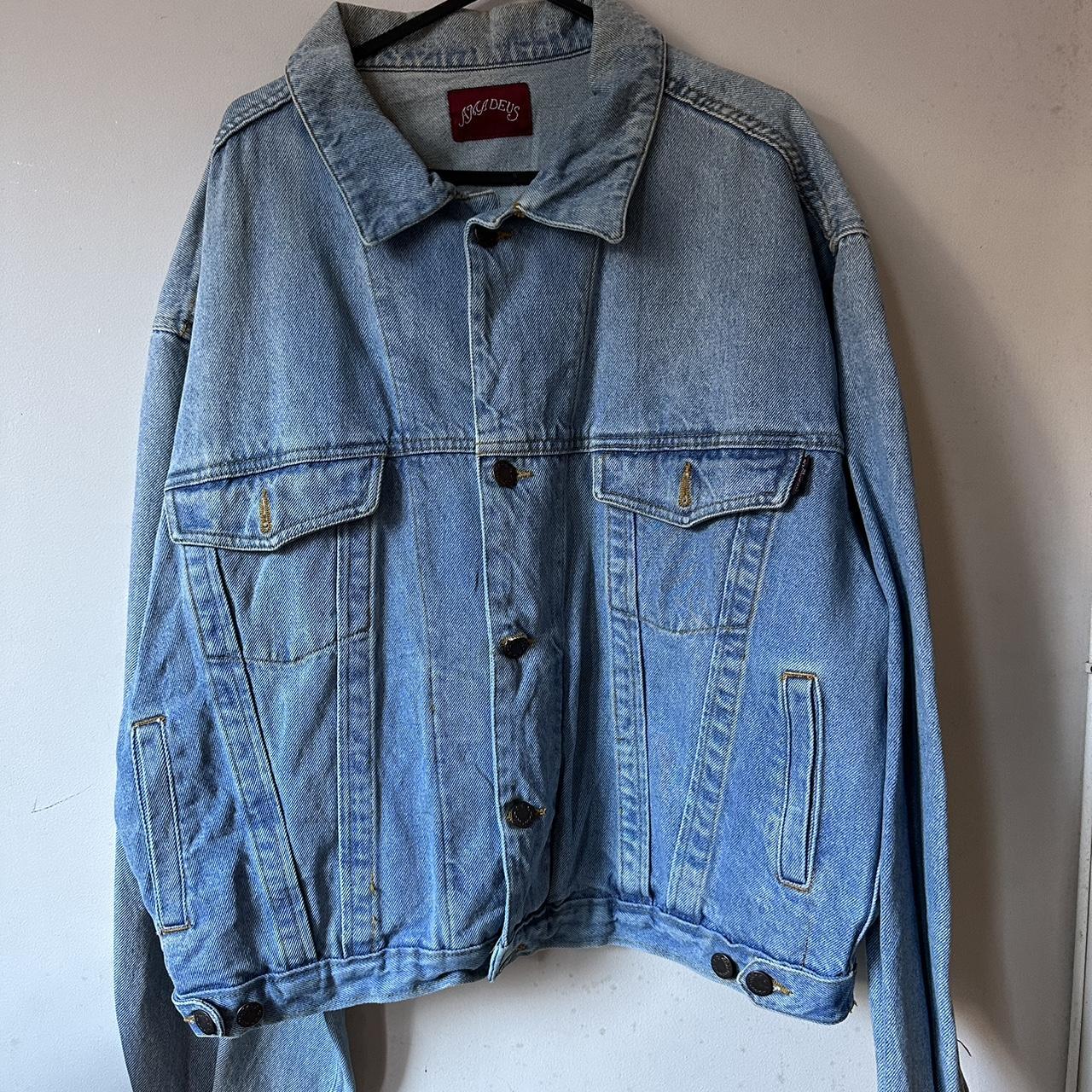 American Vintage Women's Blue Jacket | Depop