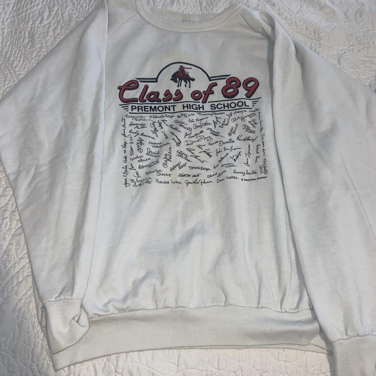 vintage class of 89 sweatshirt - Depop