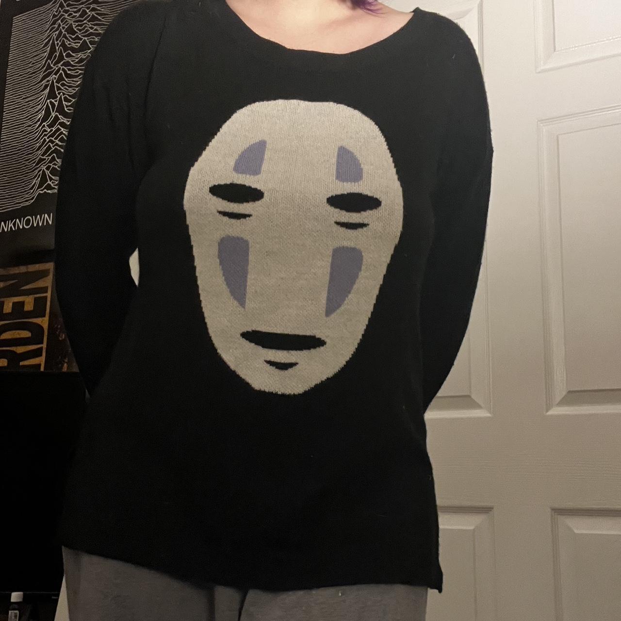 spirited away no face sweater. SUPER comfortable... - Depop