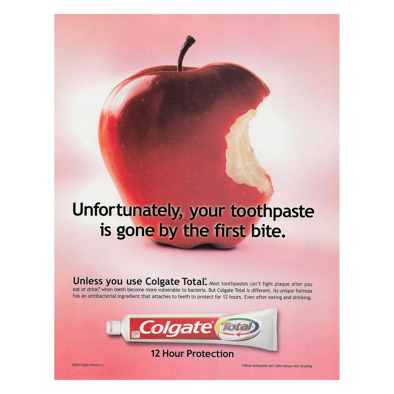 Original print ad for Colgate Total toothpaste Page... | Depop