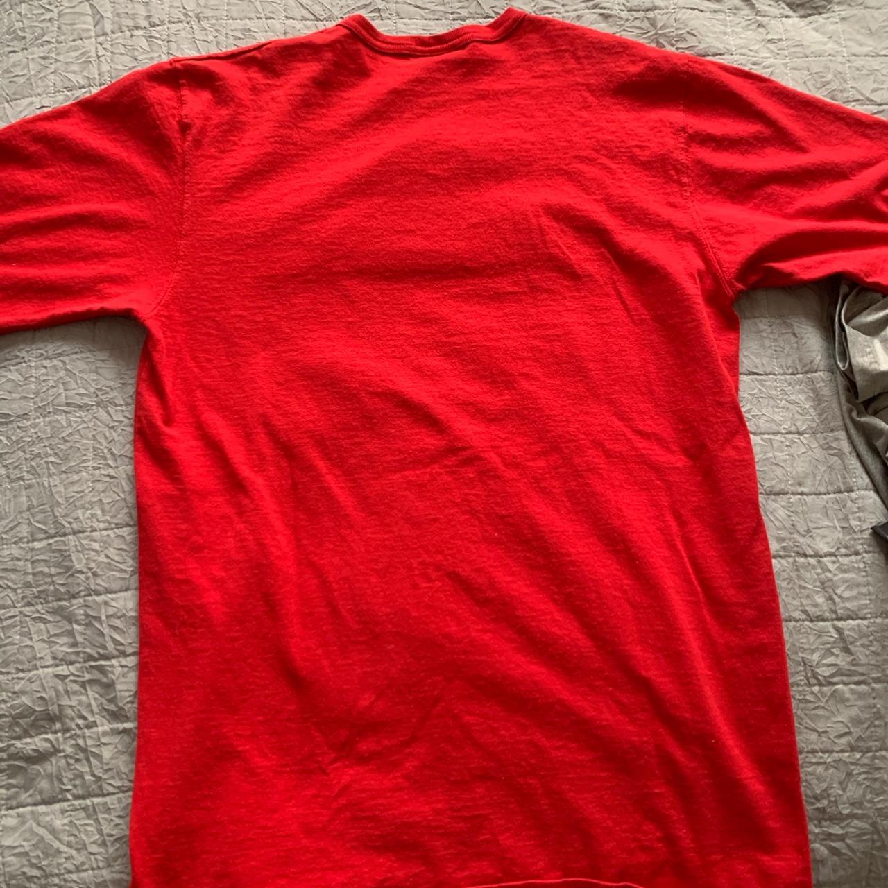 Champion Men's Red T-shirt | Depop