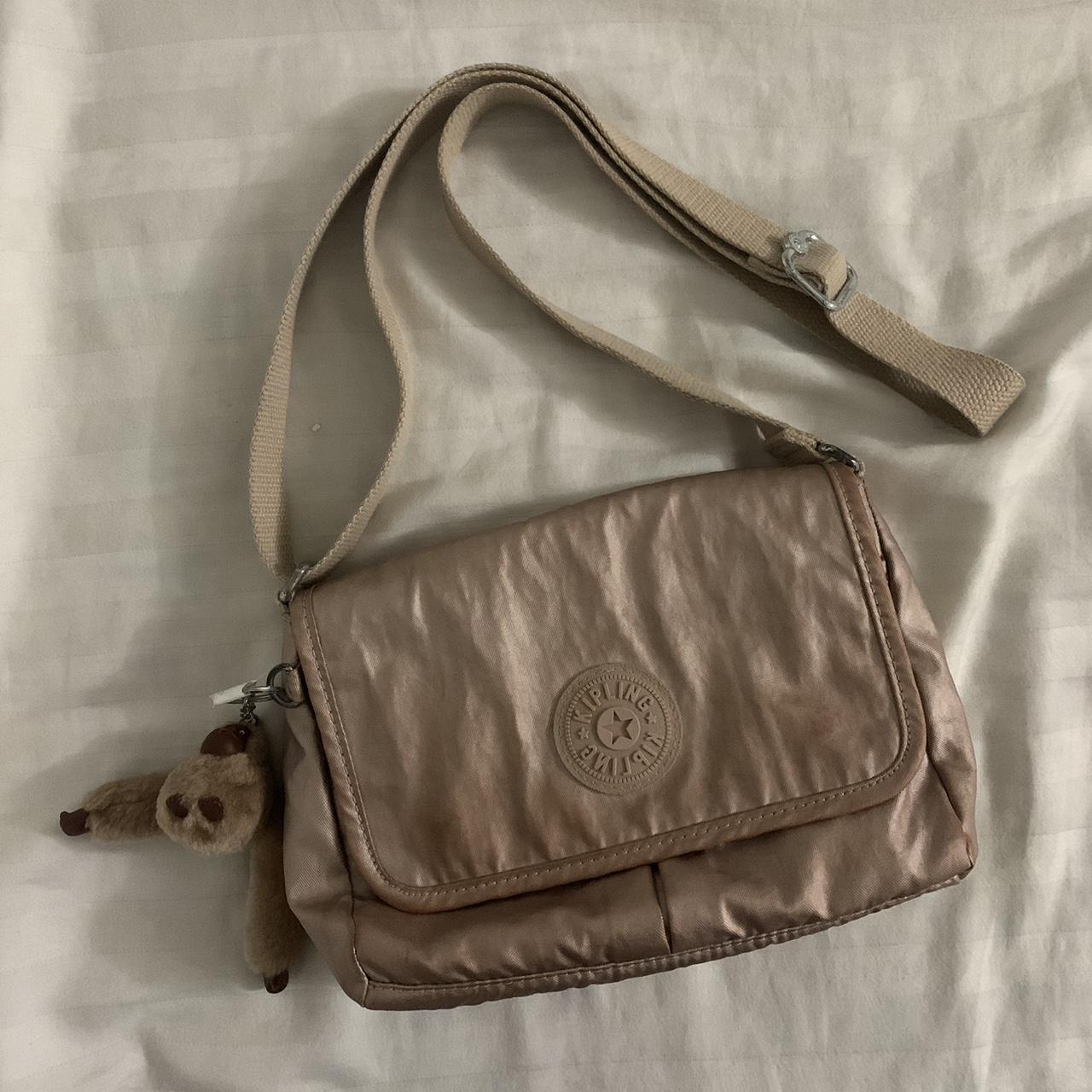 Kipling rose gold bag Crossbody 2 compartments The... - Depop