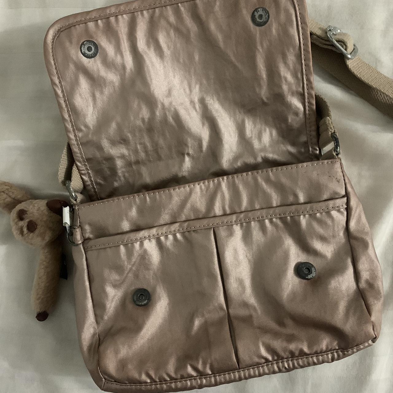 Kipling rose gold bag Crossbody 2 compartments The... - Depop