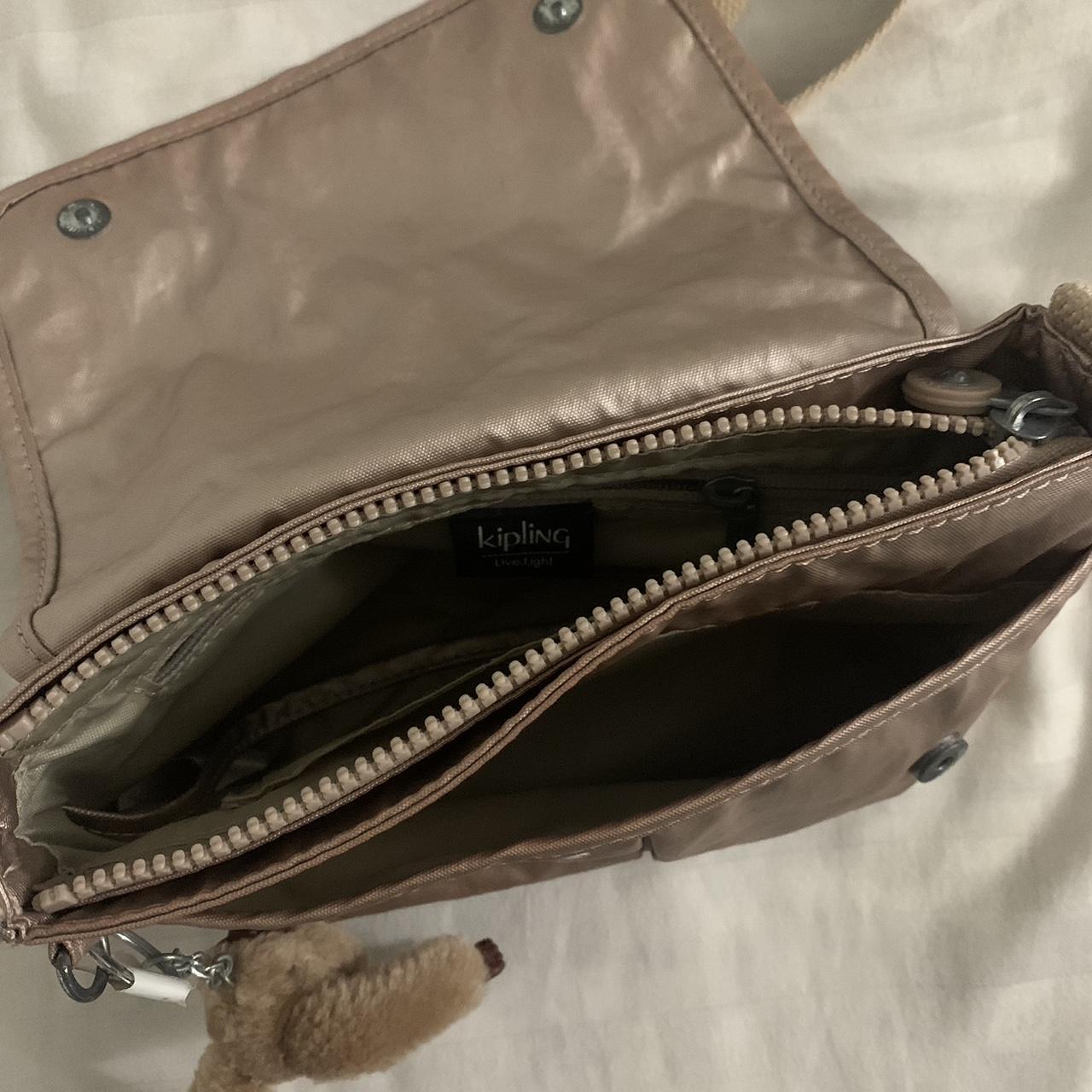 Kipling rose gold bag Crossbody 2 compartments The... - Depop