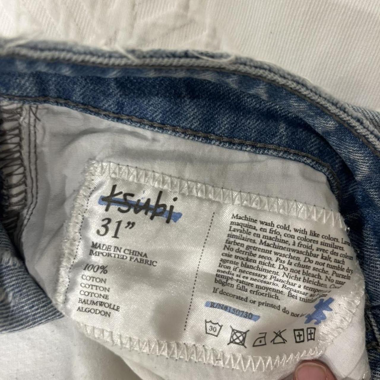 Ksubi jeans Men’s Size 31 Distressed denim Slim... - Depop