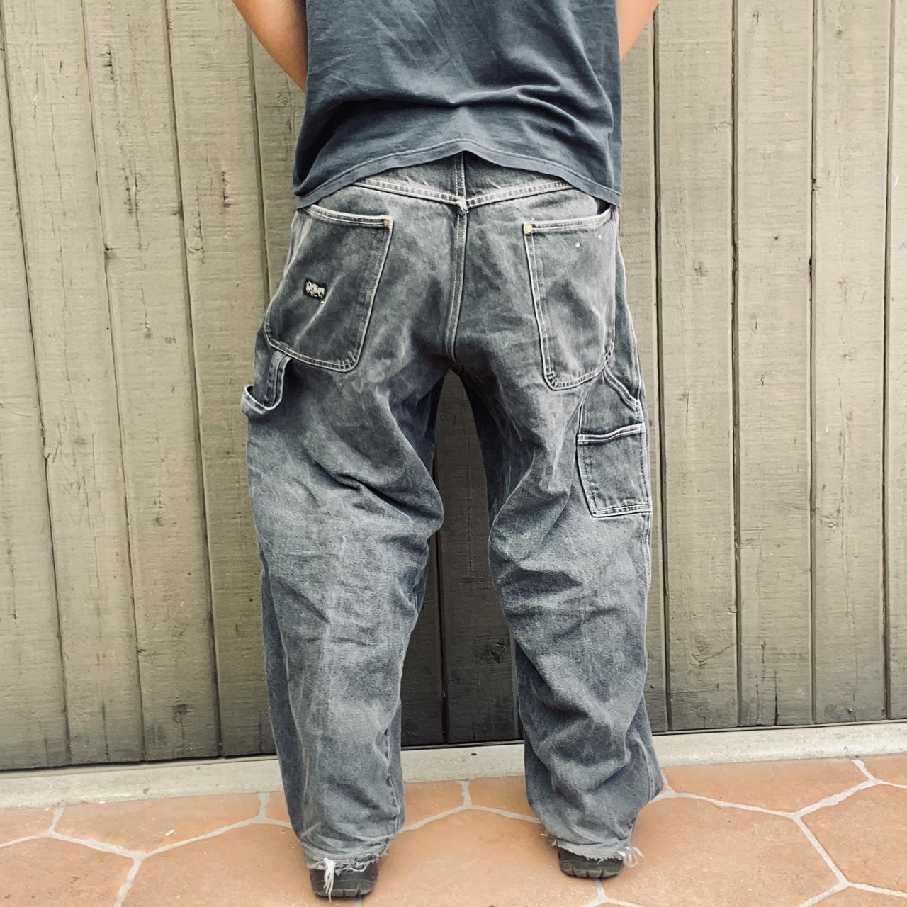 Crazy Y2k Roc Wilder Carpenter Work wear pants with... - Depop