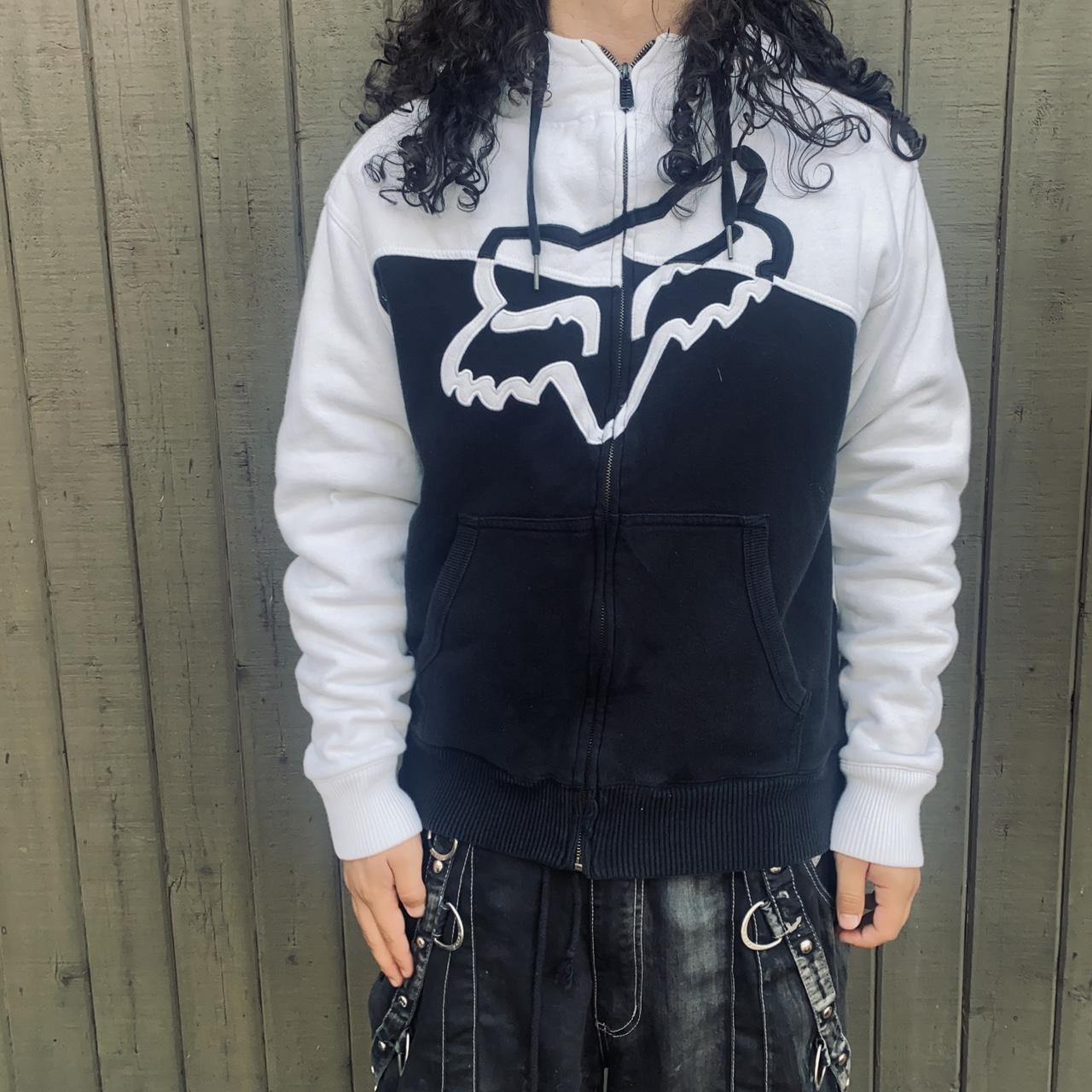 Fox Racing Sasquatch Zip Up hoodie with Black and... - Depop