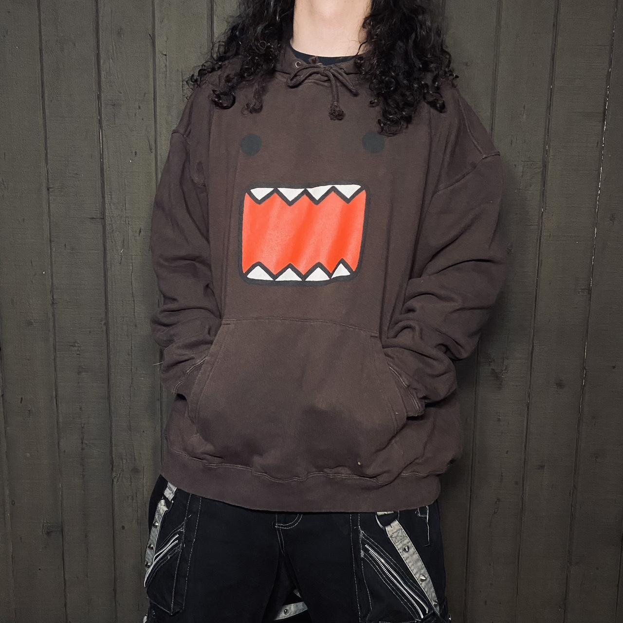 Rare Iconic Domo Hoodie with domo Face on the front... - Depop