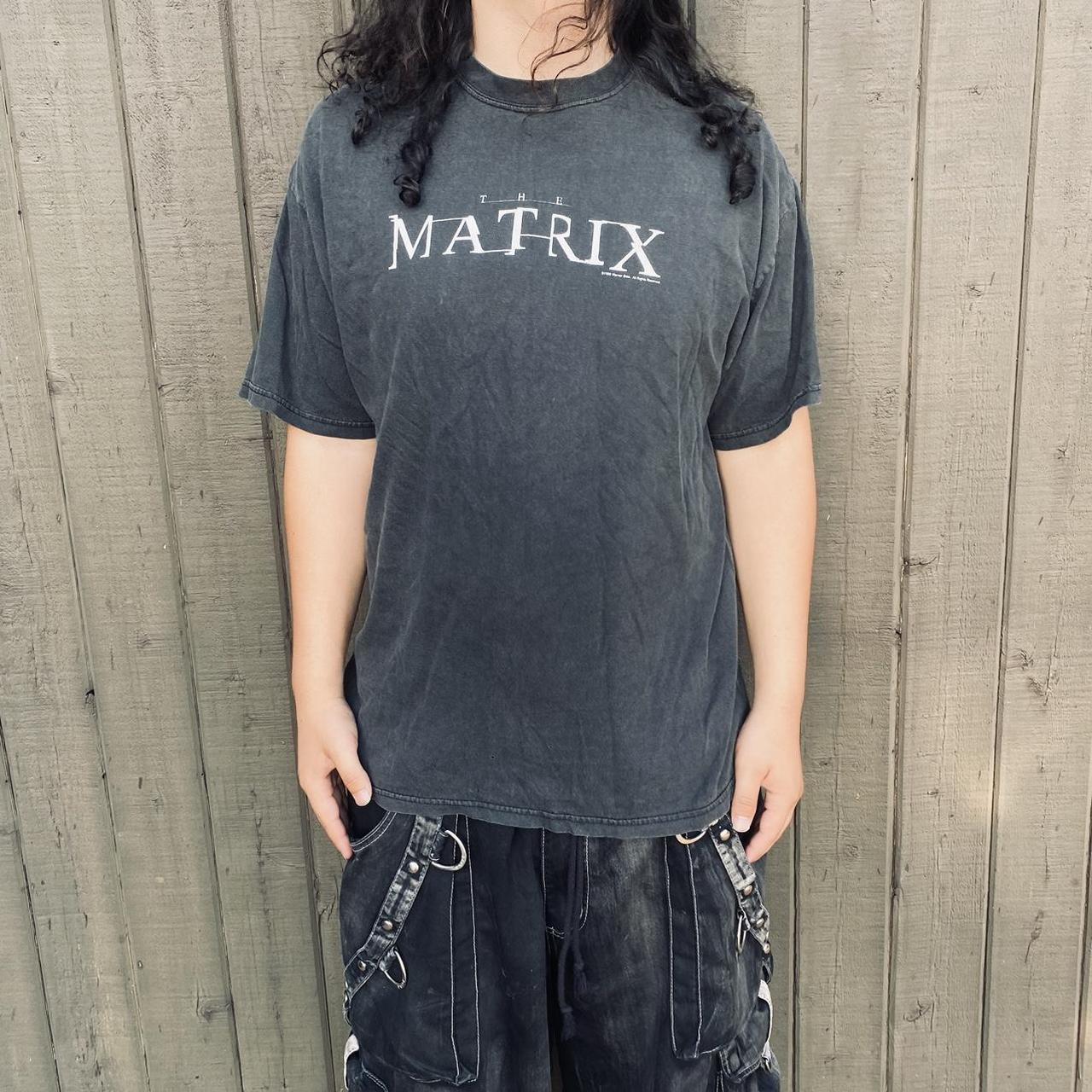 Vintage 1999 The Matrix Movie Promo Tshirt with a... - Depop