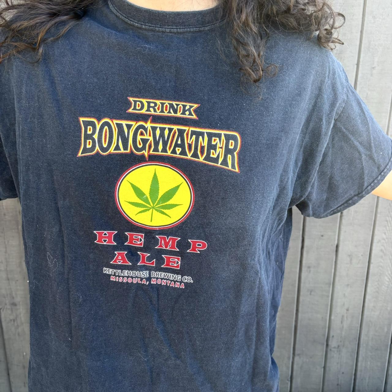 Bong Water Hemp Ale Funny Beer Tshirt No Brand... - Depop