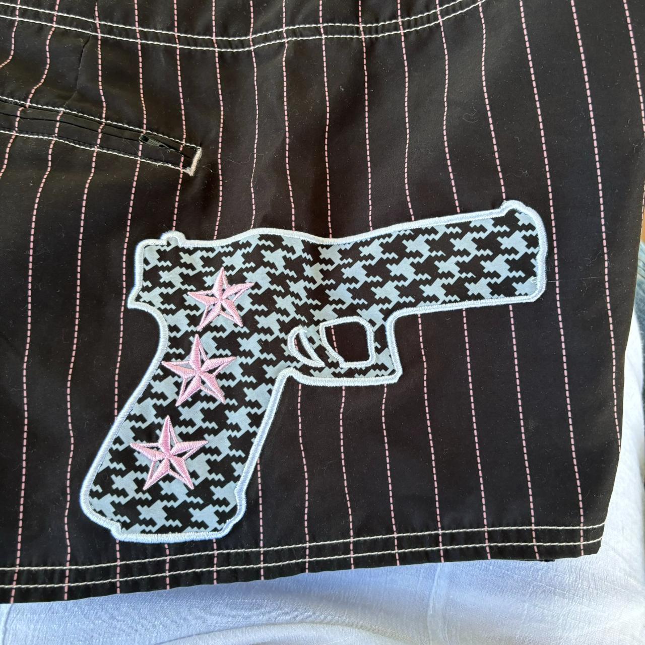 vintage y2k grunge mall goth so cal hot pink and... - Depop