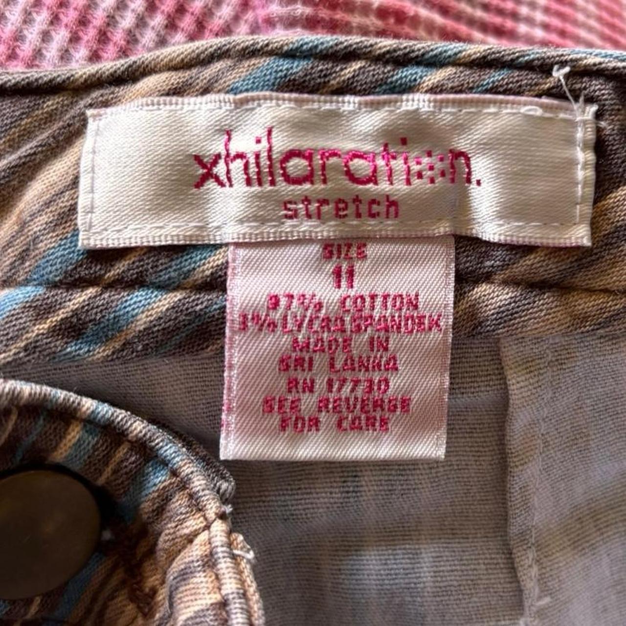 vintage y2k 2000s twee skater striped lace up mini... | Depop